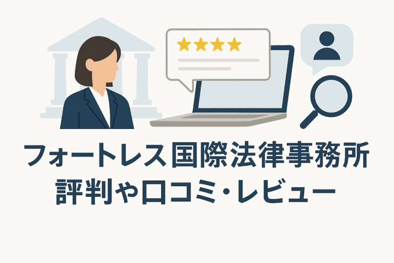 フォートレス国際法律事務所の口コミ評判まとめ | TRUST PROOF合同会社